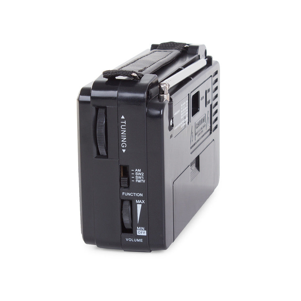 Radio rétro portable FM AM avec sangle de transport- Livraison offerte – mondoshopping-boutique