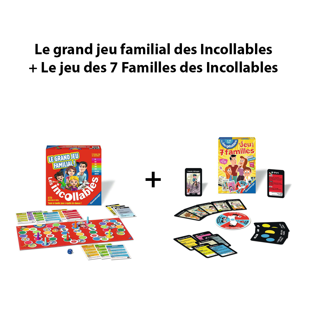 Le grand jeu familial des Incollables + Le jeu des 7 Familles des Inco – mondoshopping-boutique