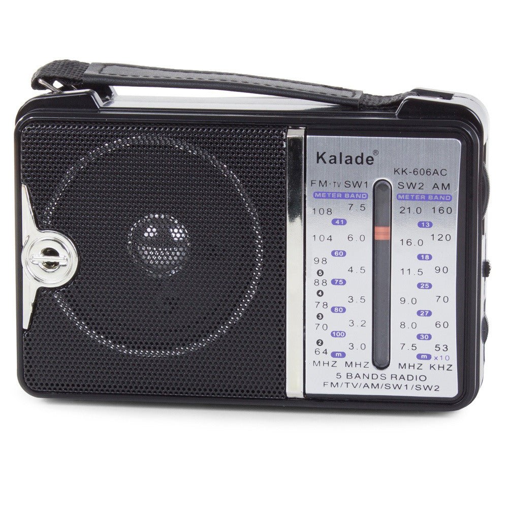 Radio rétro portable FM AM avec sangle de transport- Livraison offerte – mondoshopping-boutique